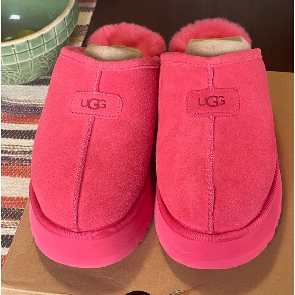 UGG | Shoes | Ugg Discoquette Genuine Slide Pink Glow 8 | Poshmark